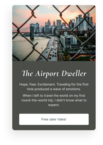 desty page - one page to rule them all